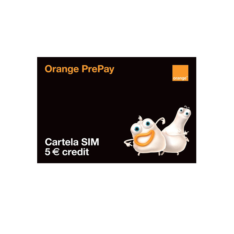 Cartela cu numar Vodafone Prepay si credit 5 Euro